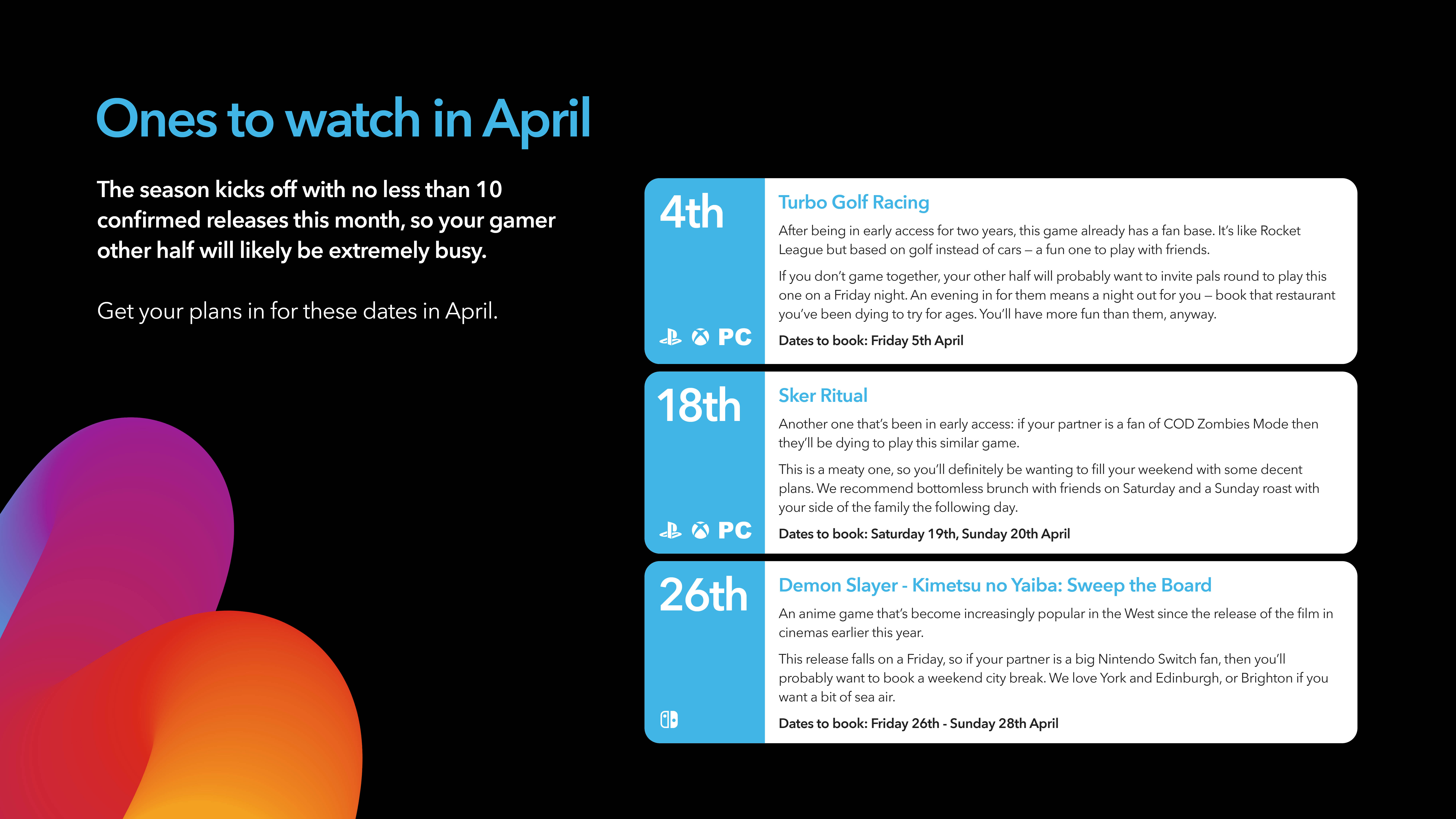 The Gamer Spouse’s ‘Me Time’ Calendar | BeFibre